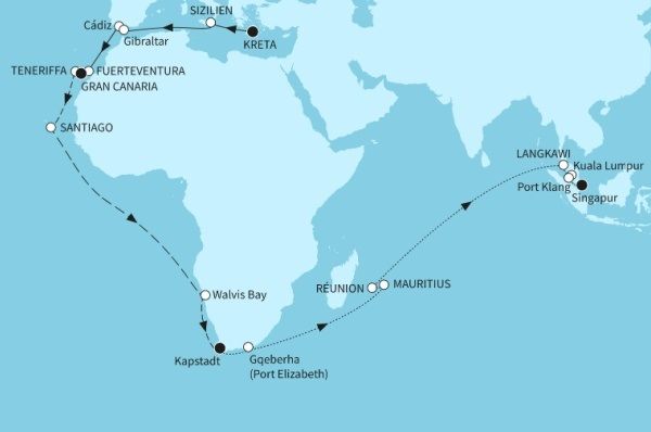 Afrika mit Mein Schiff® erleben